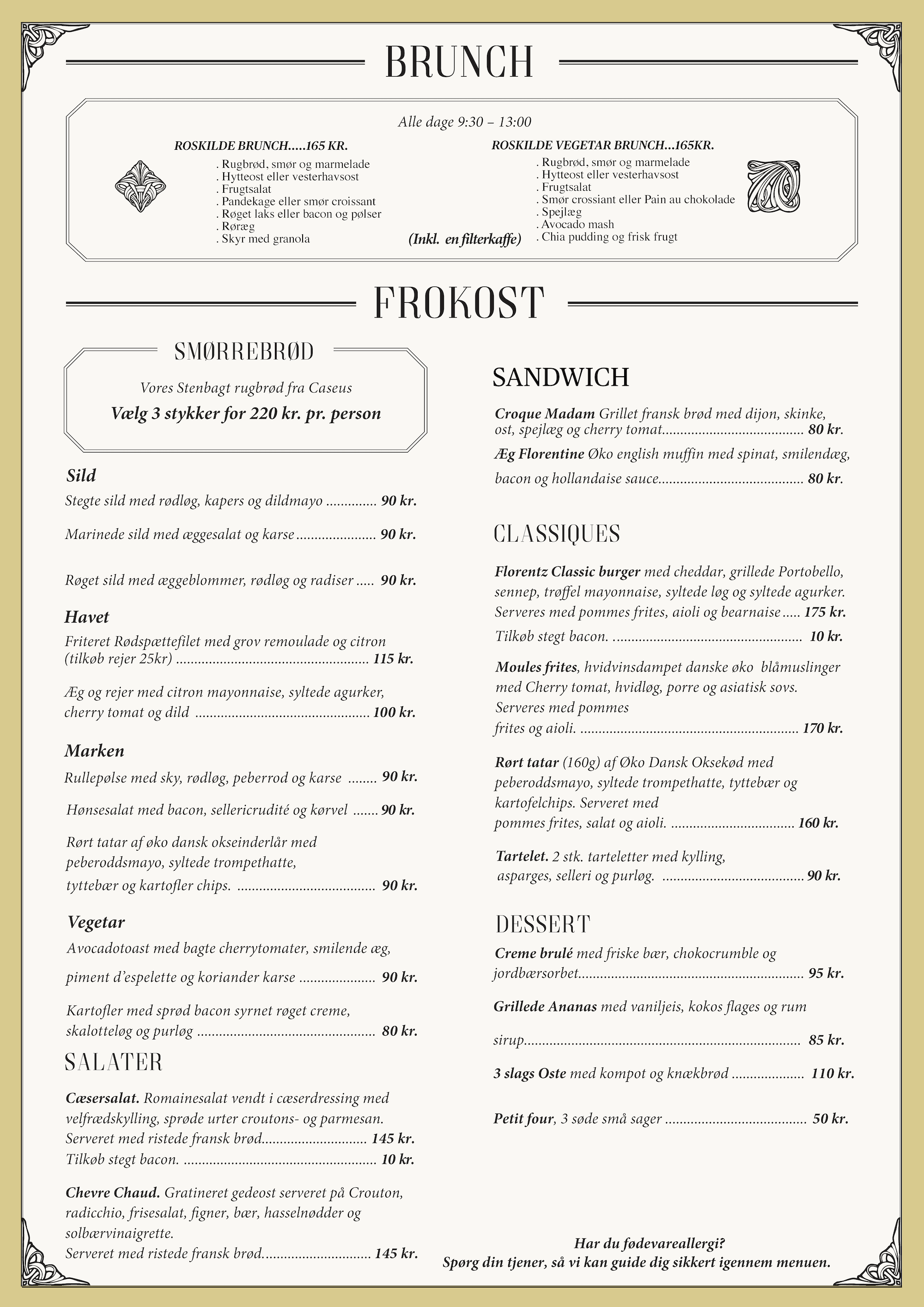 Menu - cafeflorentz